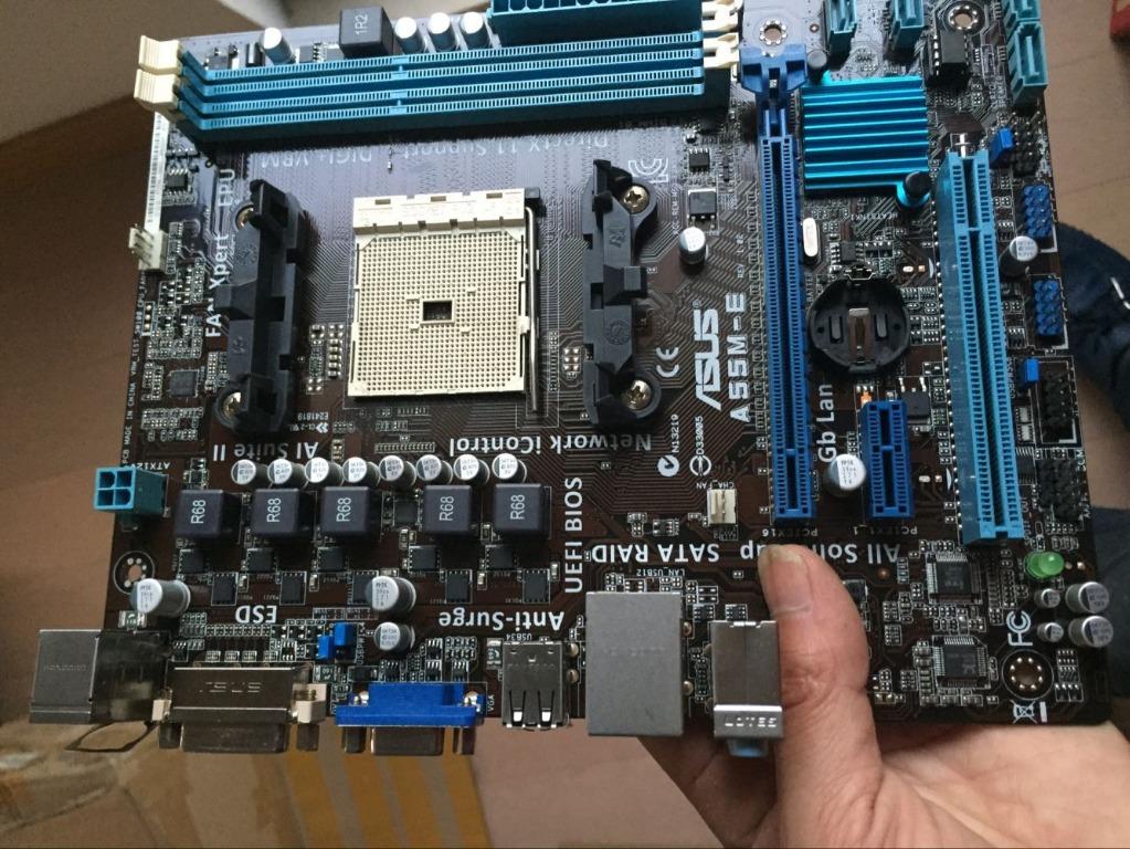 MOTHERBOARD, ASUS A55M-E MICRO ATX SOCKET FM2+ DDR3, Computers & Tech ...