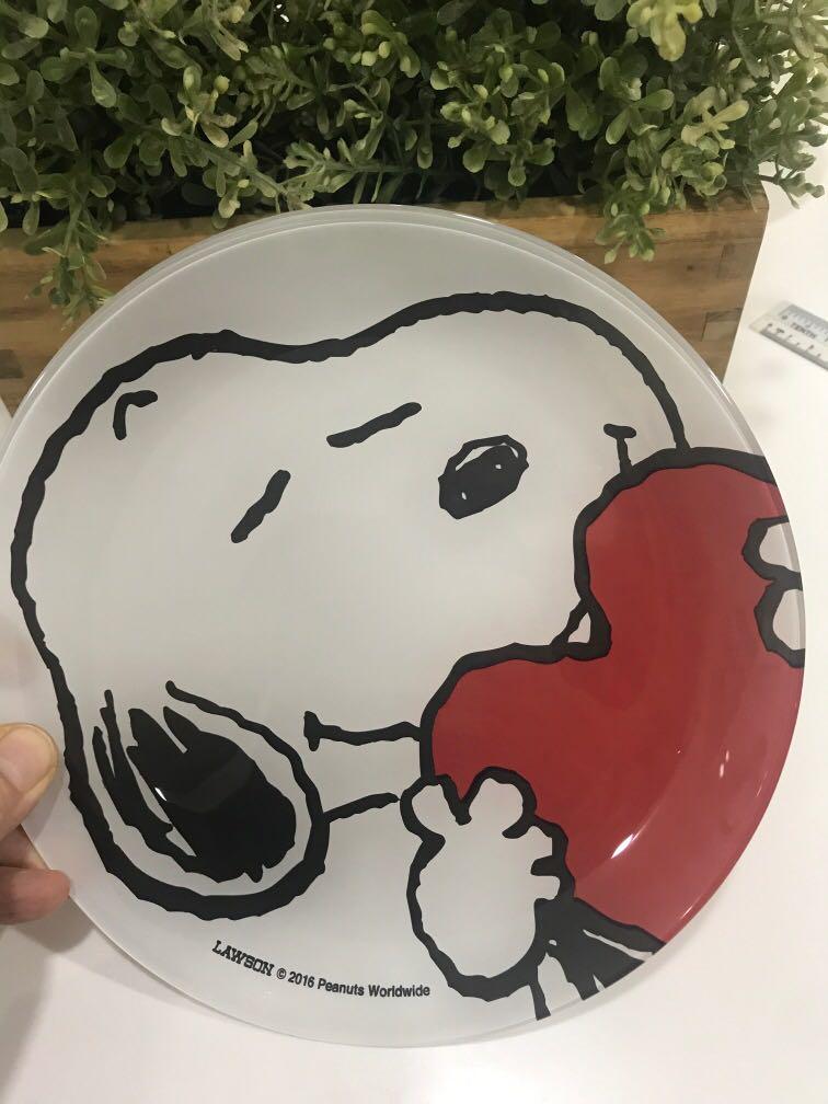 Peanuts snoopy plate 20.5cm, Furniture & Home Living, Kitchenware ...