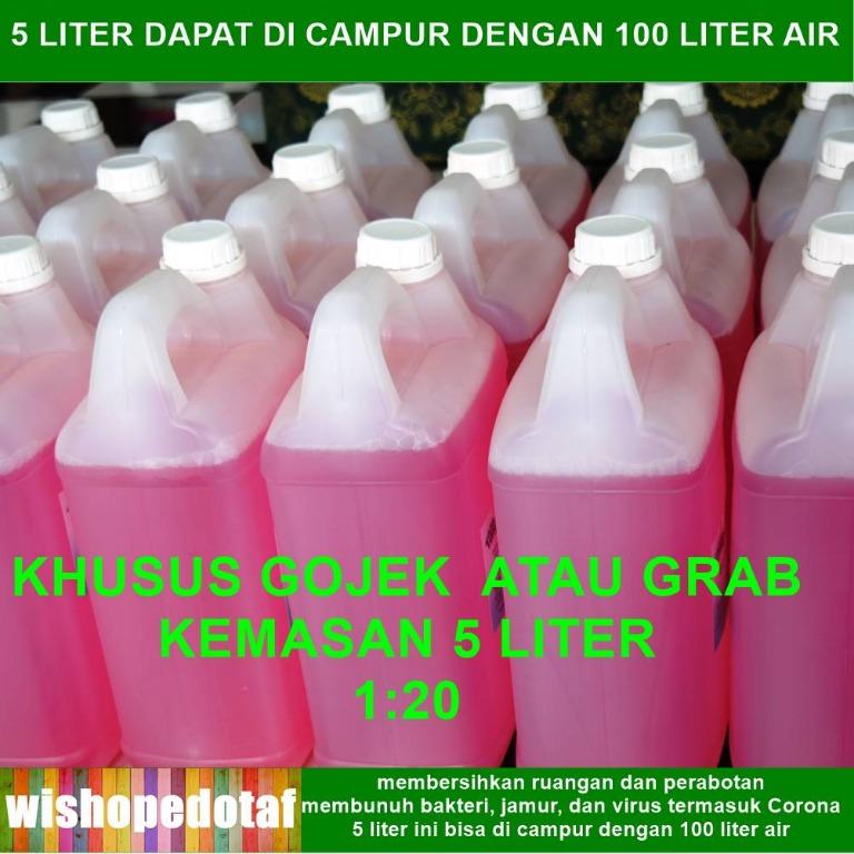 Pembasmi Kuman 99,9% Cairan Disinfectant Concentrate 5 LITER, Kesehatan ...