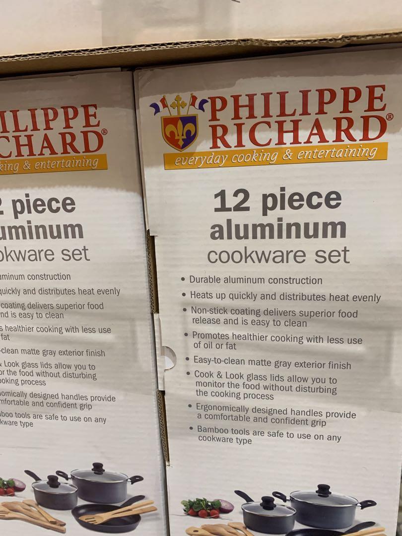 Philippe Richard 12 piece aluminum cookware set, Furniture & Home ...