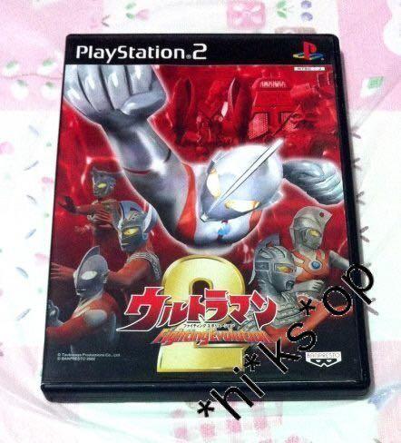 Play Station 2(PS2) 超好玩 Ultraman Fighting Evolution 2 奧特曼 鹹蛋超人 咸蛋超人 咸旦 ...