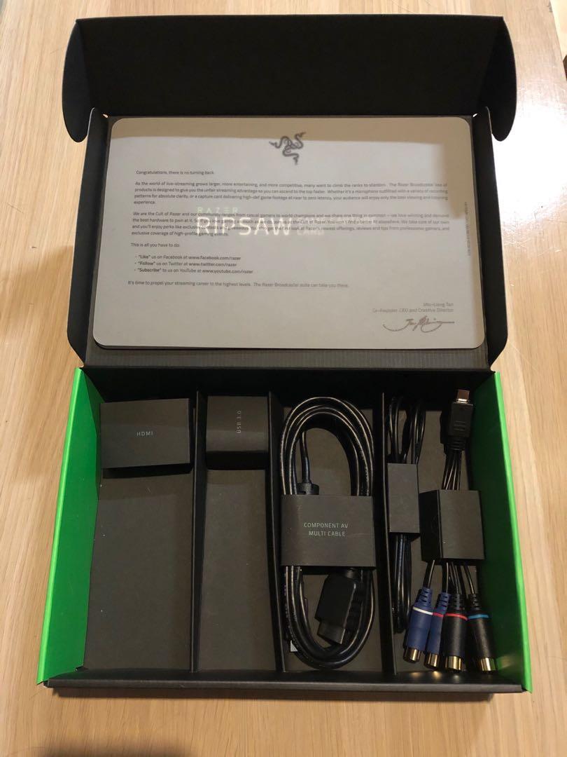 Razer Ripsaw capture card 影像擷取卡 串流ps4 / switch / pc, 攝影器材, 攝錄機 - Carousell