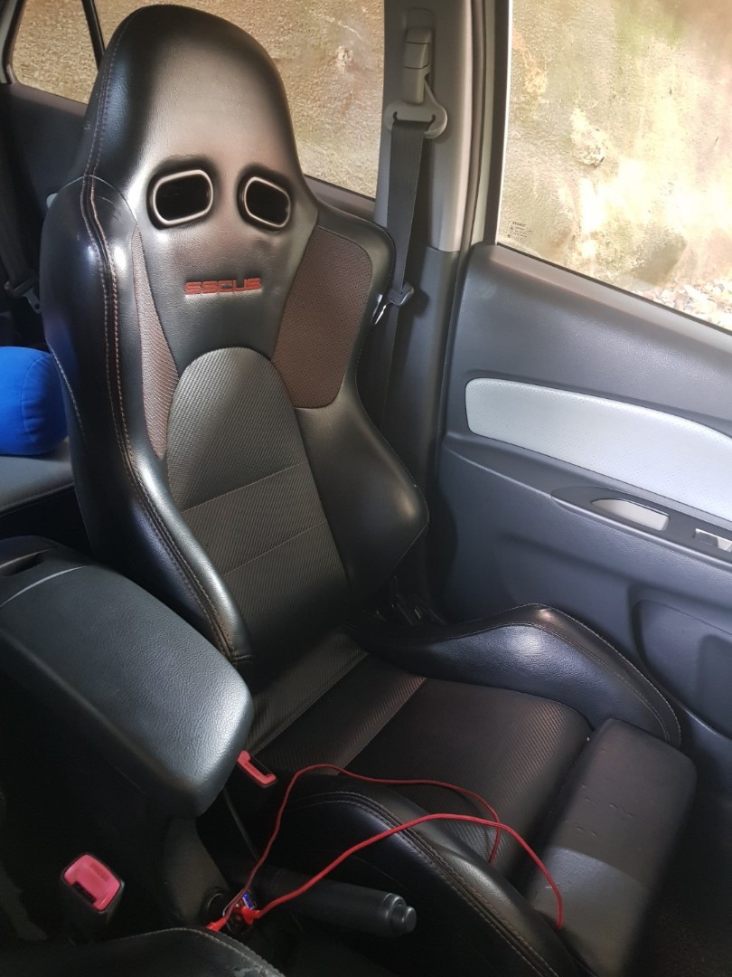 Sscus Semi Bucket Seat With Vios NCP93 railing and bracket, Car ...
