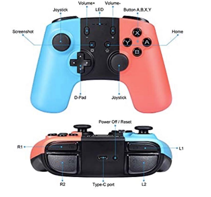 Wireless Pro Game Controller (Z275), Toys & Games, Video Gaming, Gaming ...