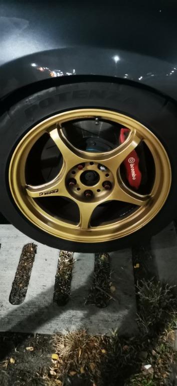 17" Original 5zigen Fn01r-c, Car Accessories, Tyres & Rims on Carousell