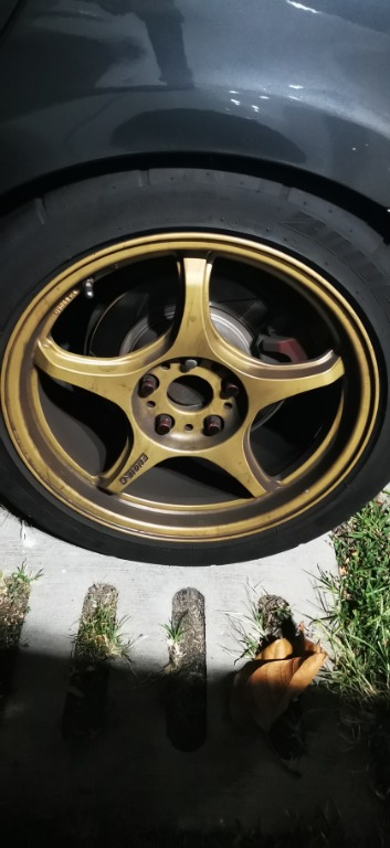 17" Original 5zigen Fn01r-c, Car Accessories, Tyres & Rims on Carousell