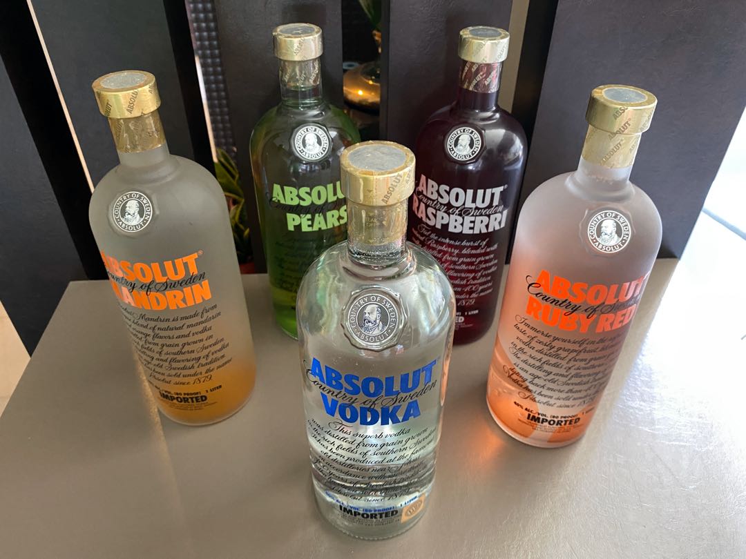 Absolut Vodka, Food & Drinks, Alcoholic Beverages on Carousell