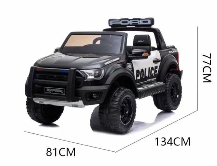 Black Licensed Ford Raptor Rechargeable Ride On Car SUV 2 Seater Truck ...