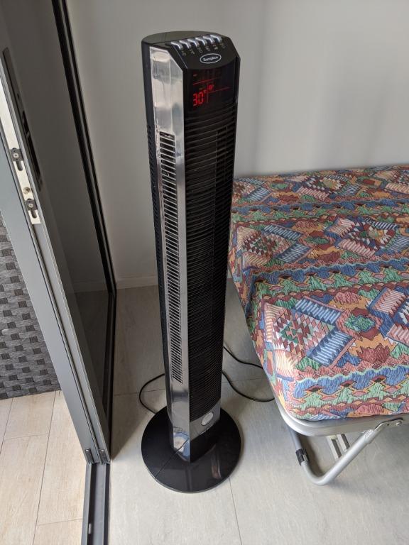 EuropAce ETF 1129 Tower Fan with Remote, Furniture & Home Living ...