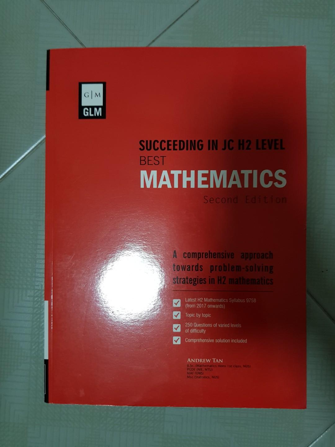 H2 Math GLM Exercise Book, Hobbies & Toys, Books & Magazines ...