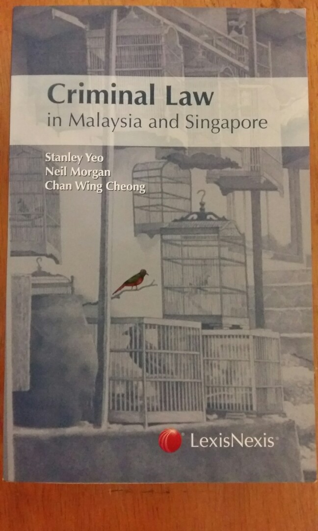 Law Books - Criminal Law in Malaysia and Singapore by Stanley Yeo, Neil ...