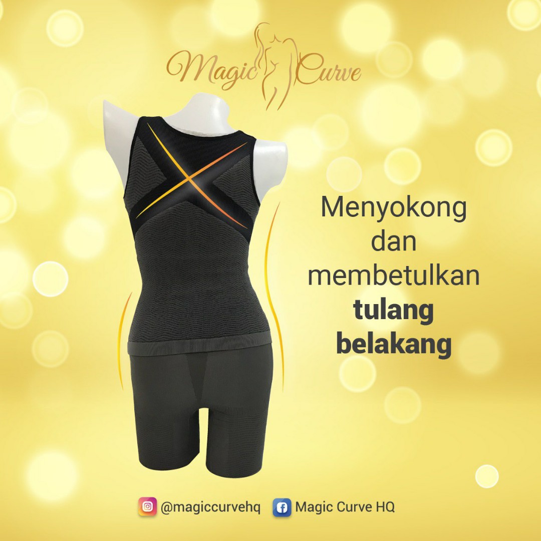 MAGIC CURVE Girdle + Corset, Beauty & Personal Care, Bath & Body, Body ...