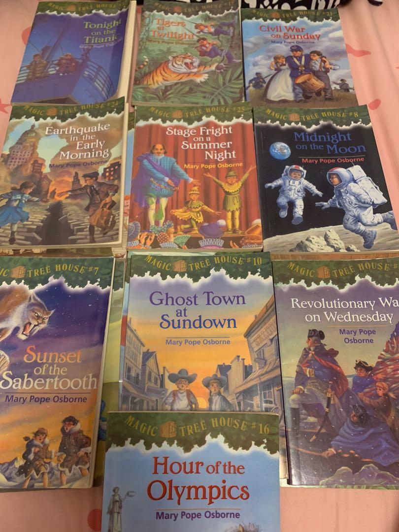Magic tree house 19本 $10 each, 興趣及遊戲, 書本 & 文具, 小朋友書 - Carousell