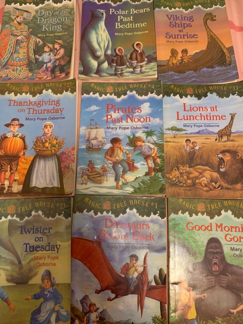 Magic tree house 19本 $10 each, 興趣及遊戲, 書本 & 文具, 小朋友書 - Carousell