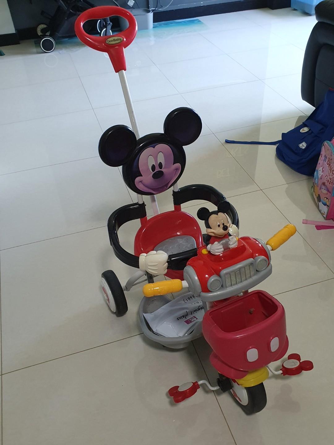 Mickey Mouse Toddler Tricycle, Babies & Kids, Babies & Kids Fashion on ...