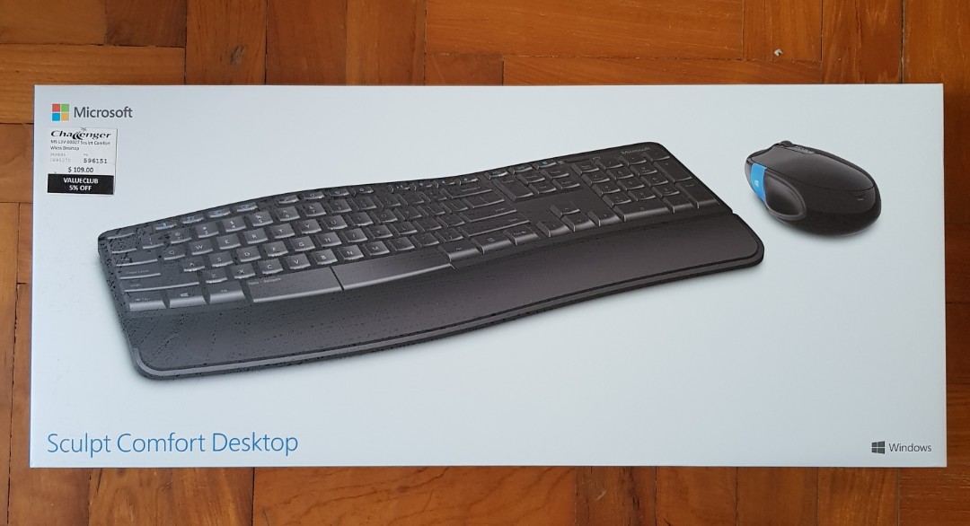 Microsoft Sculpt Comfort Desktop Wireless Keyboard&Mouse, Computers ...