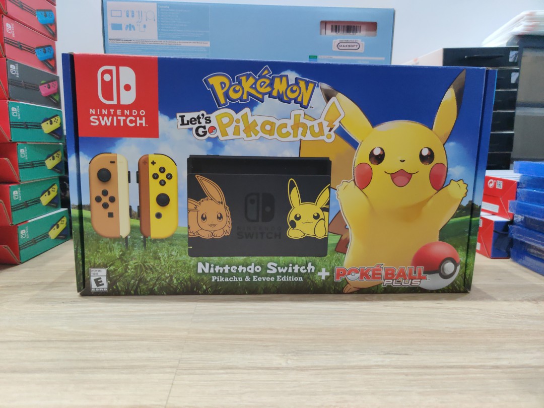 Nintendo Switch Pokemon edition Console, Video Gaming, Video Games ...