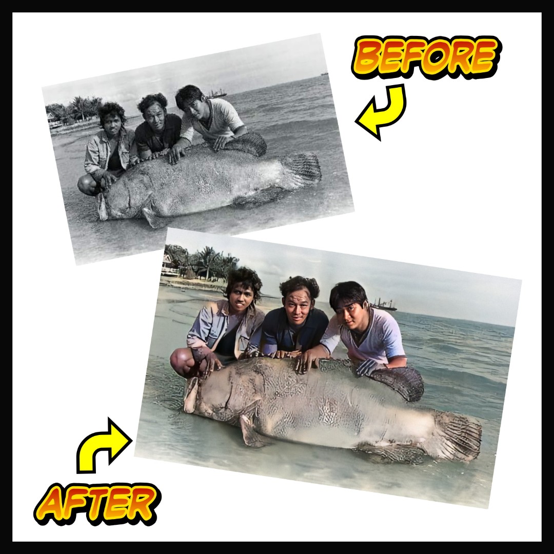 Old Pictures Restoration, Hobbies & Toys, Stationery & Craft, Art ...