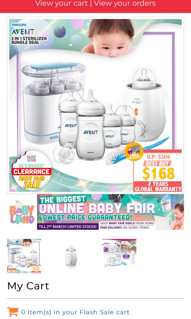 Philips Avent 3-In-1 Electric Steam Sterilizer Bundle + Warmer ...