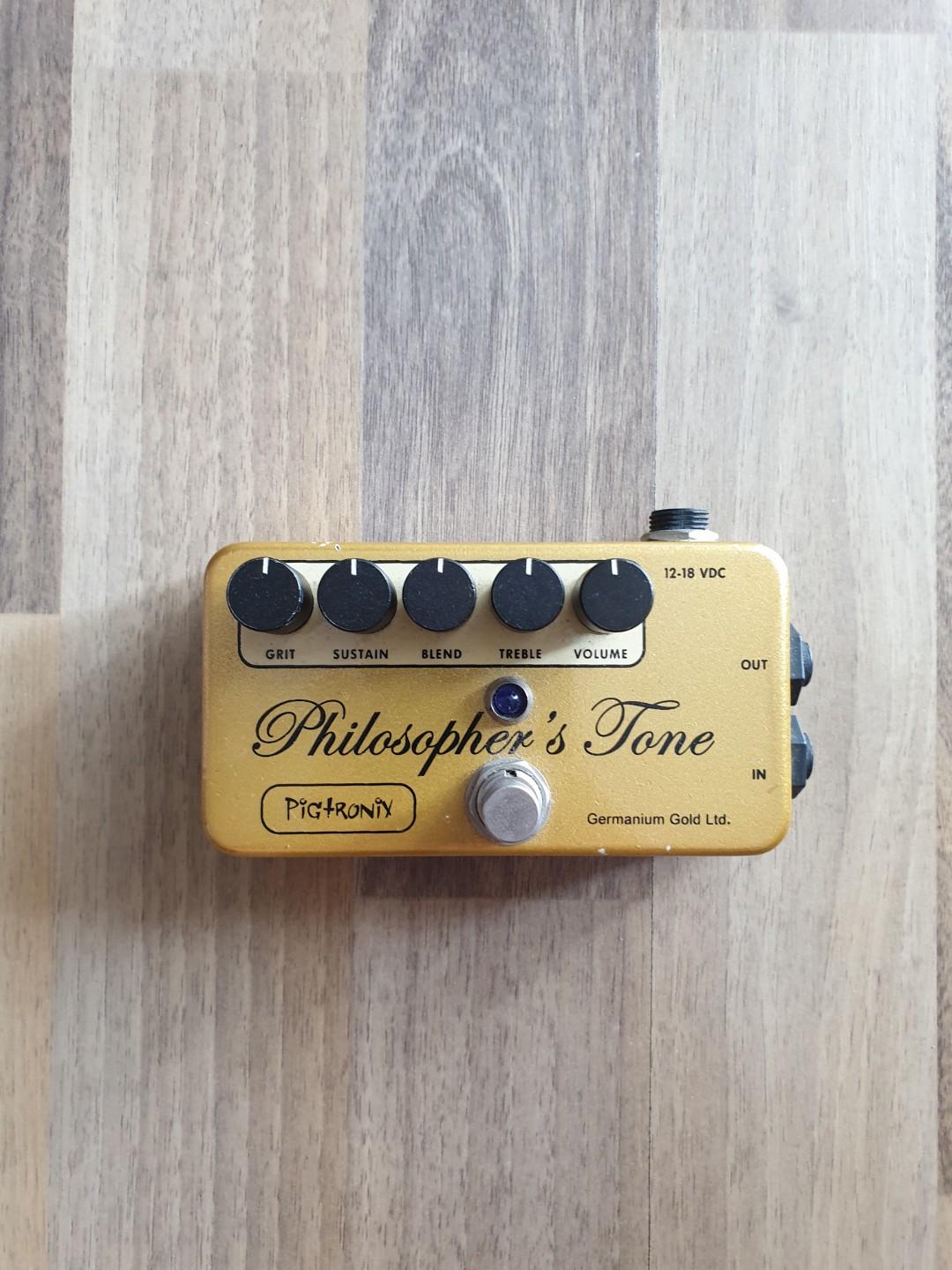 Pigtronix Philosopher's Tone Germanium Gold Compressor Pedal, Hobbies ...