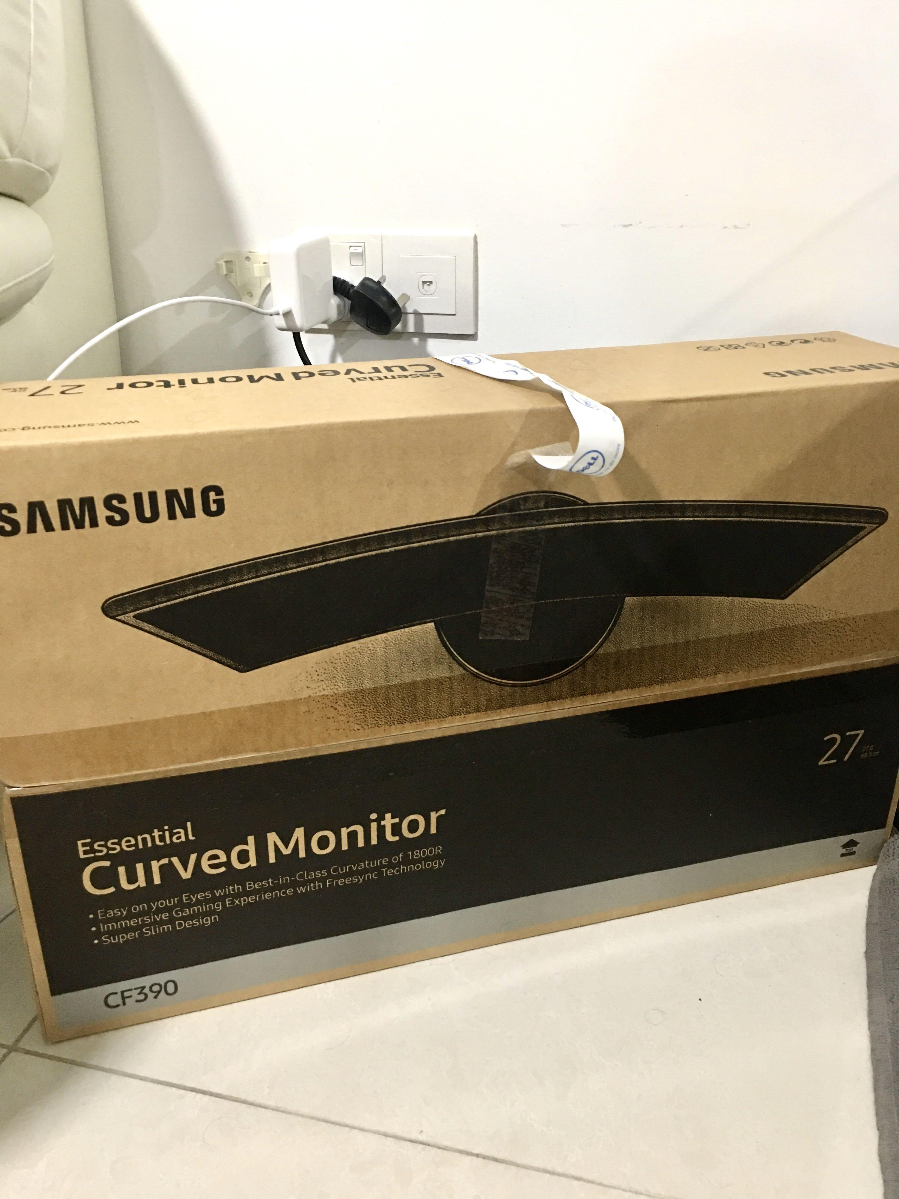 Samsung Curved Monitor CF390 27inch, Computers & Tech, Parts ...