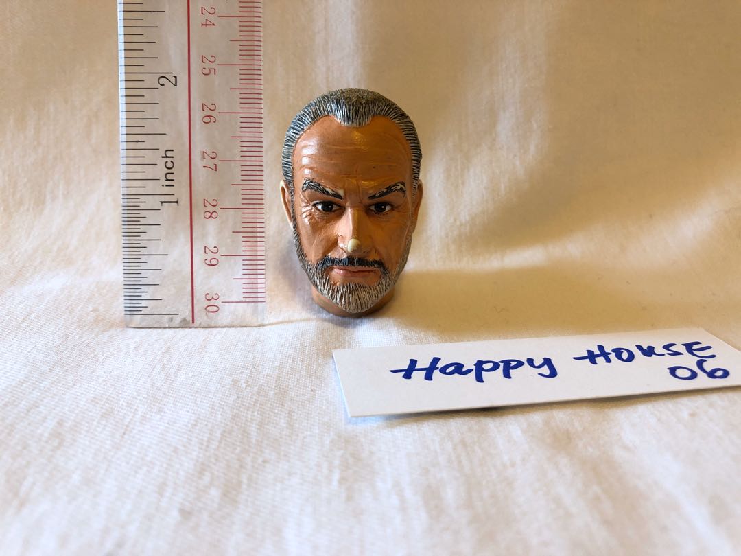 Sean Connery movie The Rock actor of James Bond 007 head figure hard ...