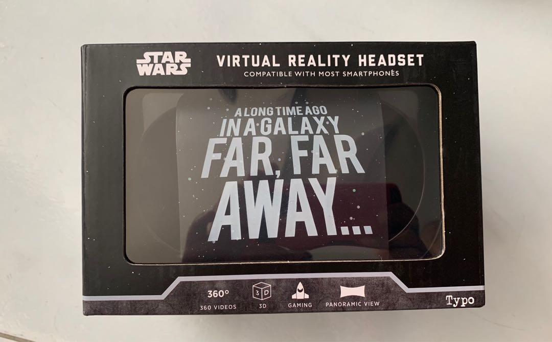 Star Wars Virtual Reality Headset Typo, Hobbies & Toys, Toys & Games on ...