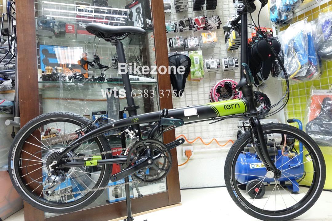TERN LINK D16 16 SPEED ( 406 ) folding bike, 運動產品, 單車及配件, 單車 - Carousell
