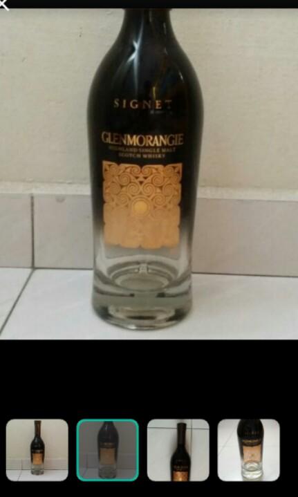 Glenmorangie SIGNET Whisky Empty bottle, Food & Drinks, Beverages on ...