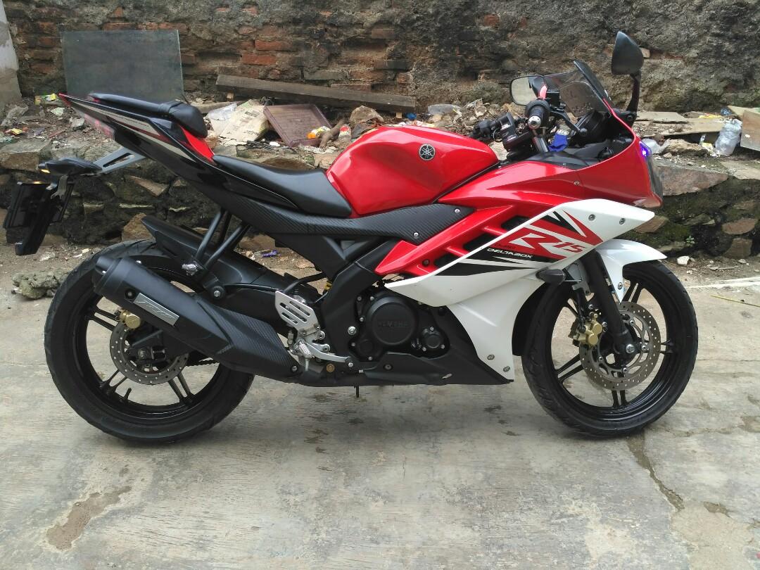 Yamaha r15 ss lengkap pajak hidup panjang plat panjang kembangan jakbar, Motor di Carousell