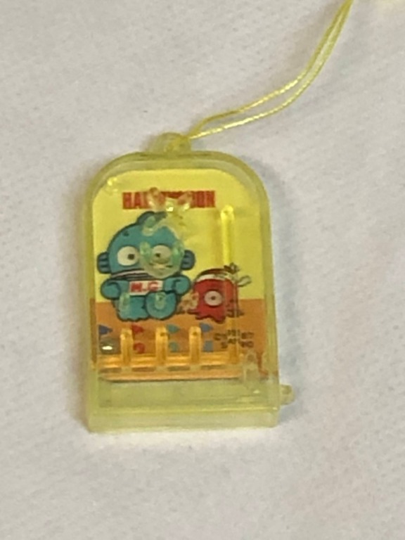 595] 1987 Yellow Trinket Charm Pinball Pachinko Game - Hangyodon ...