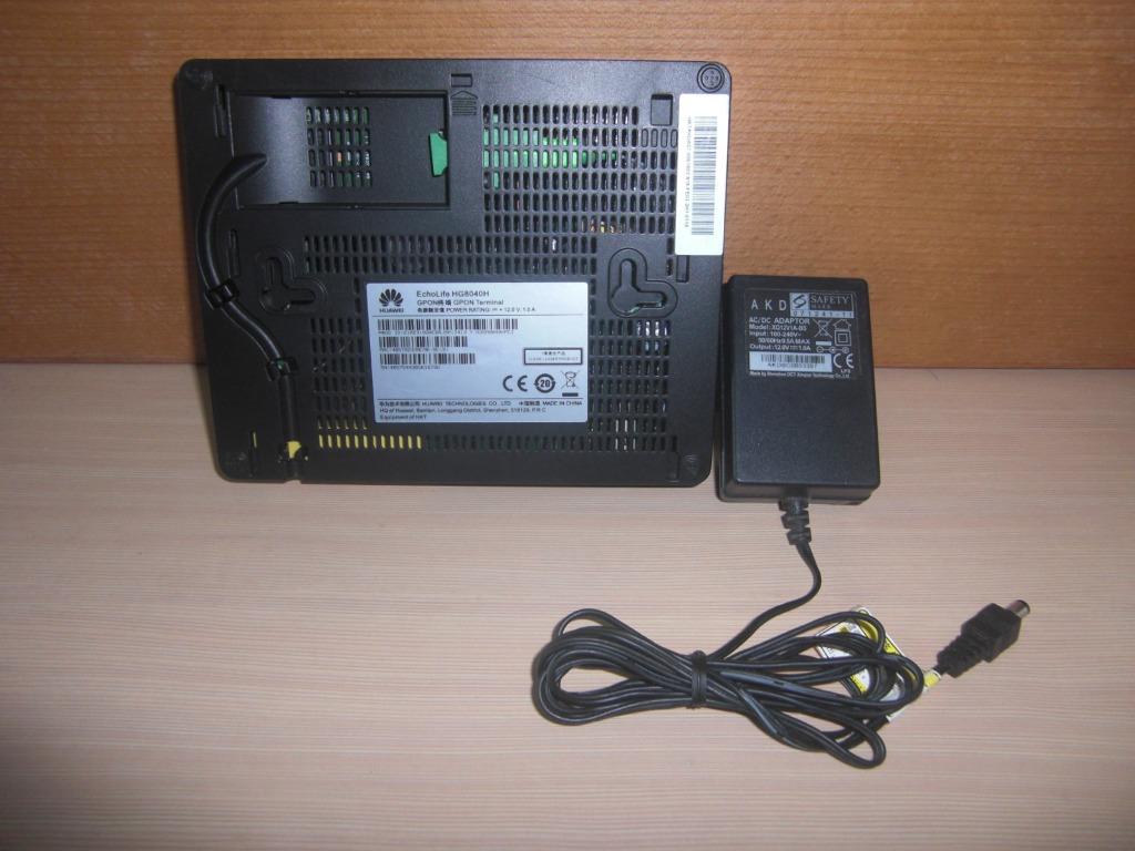 HUAWEI 華為 EchoLife HG8040H 光纖 WiFi Modem 適合還機 HKT PCCW 電訊盈科 網上行 Now TV ...