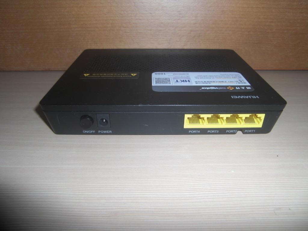 HUAWEI 華為 EchoLife HG8040H 光纖 WiFi Modem 適合還機 HKT PCCW 電訊盈科 網上行 Now TV ...