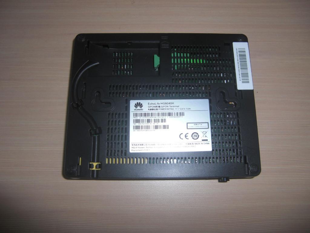 HUAWEI 華為 EchoLife HG8040H 光纖 WiFi Modem 適合還機 HKT PCCW 電訊盈科 網上行 Now TV ...
