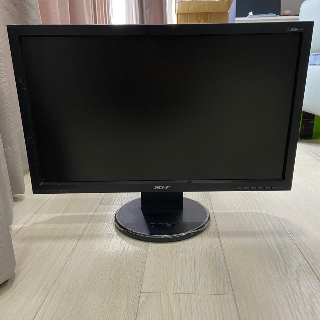 Acer Desktop Monitor 18.5inch, Computers & Tech, Parts & Accessories ...