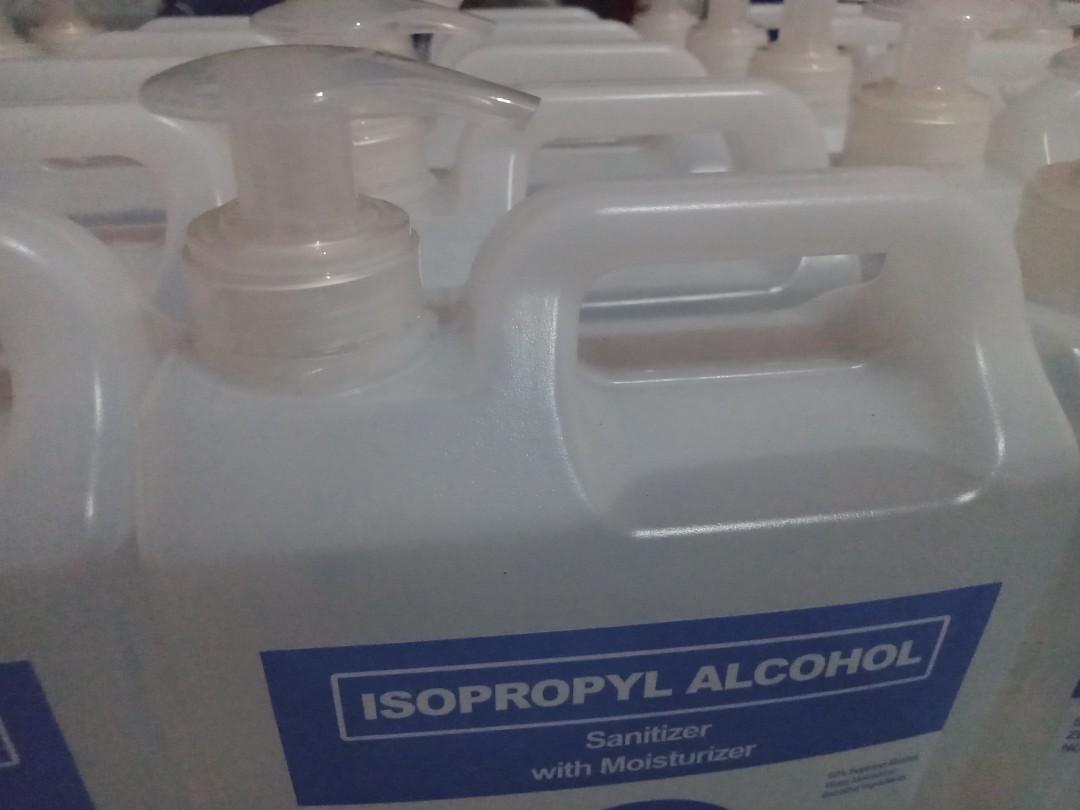 alcohol with pump and barcode 1 liter, Health & Nutrition, Assistive ...