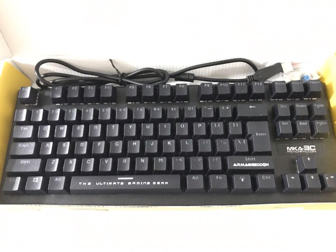Armaggeddon MKA-3C mechanical keyboard, Computers & Tech, Parts ...