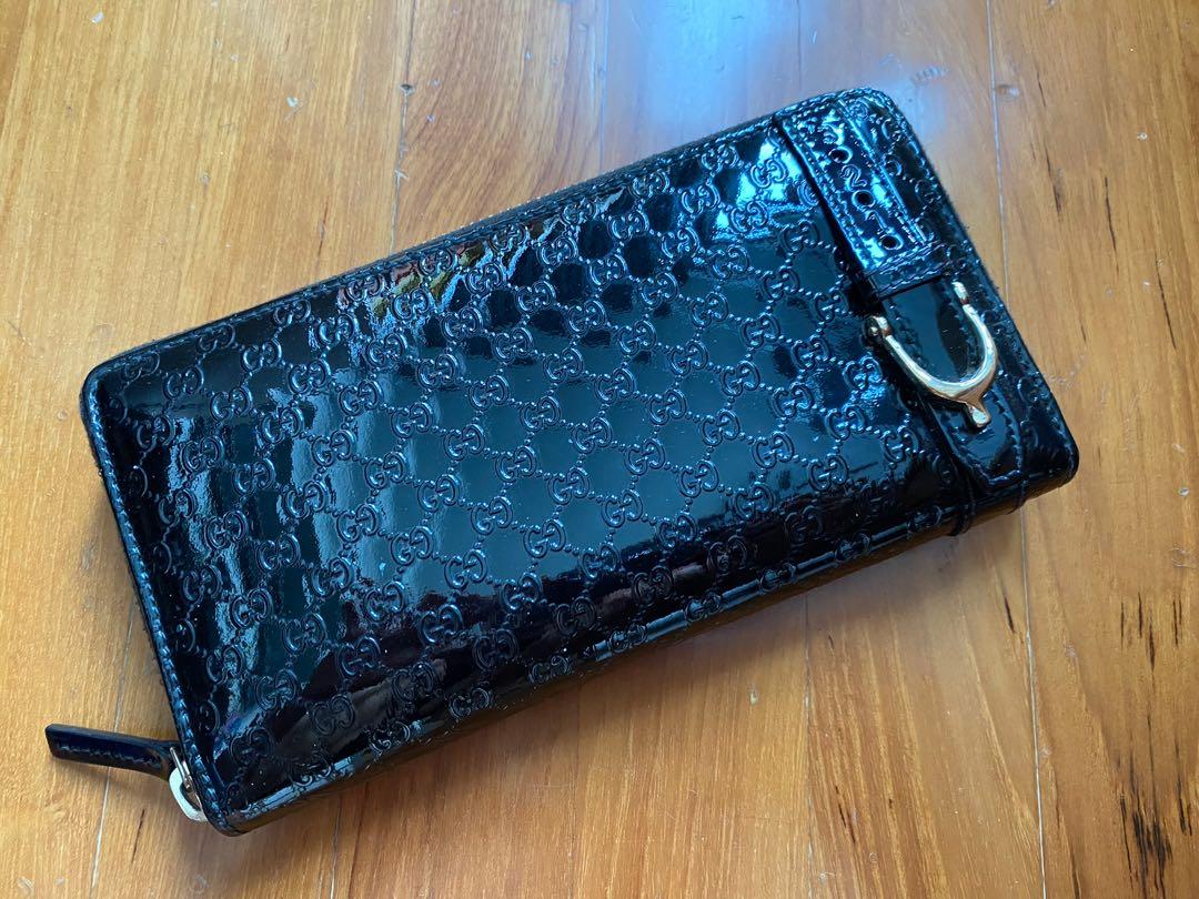 Authentic Gucci long wallet with receipt, Luxury, Bags & Wallets on ...
