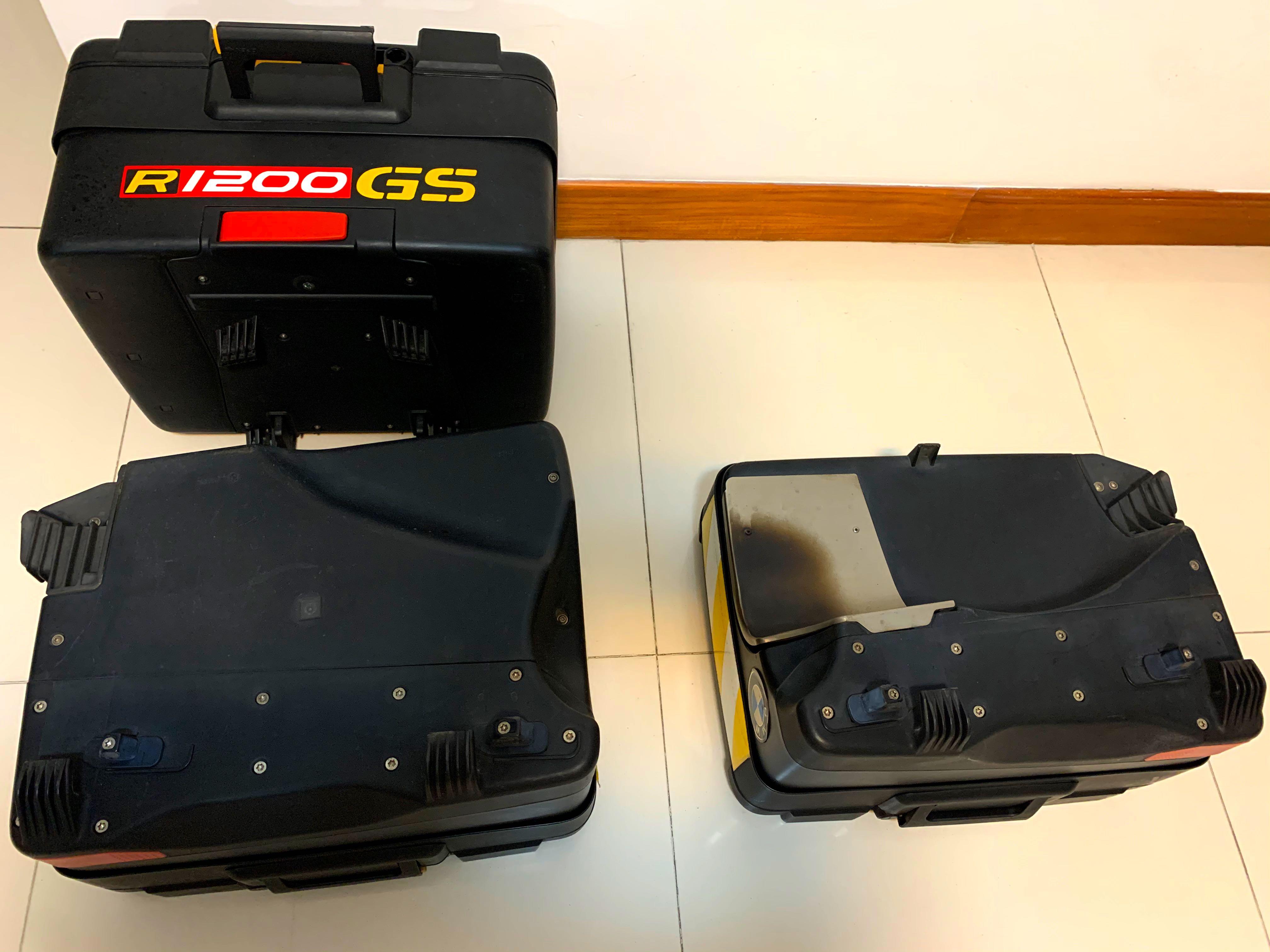 Bmw Gs Vario Boxes, Motorcycles, Motorcycle Accessories on Carousell
