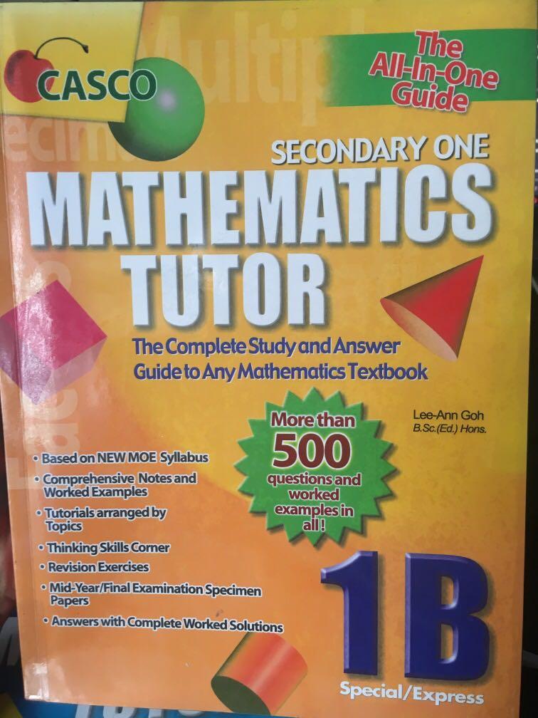 Casco math tutor 1b, Hobbies & Toys, Books & Magazines, Assessment ...