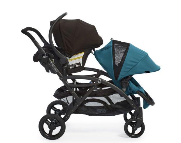 Contours Option Elite Double Stroller, Babies & Kids, Going Out ...