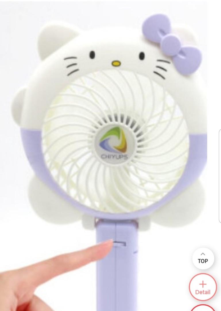 Hello kitty fan, Furniture & Home Living, Lighting & Fans, Fans on ...