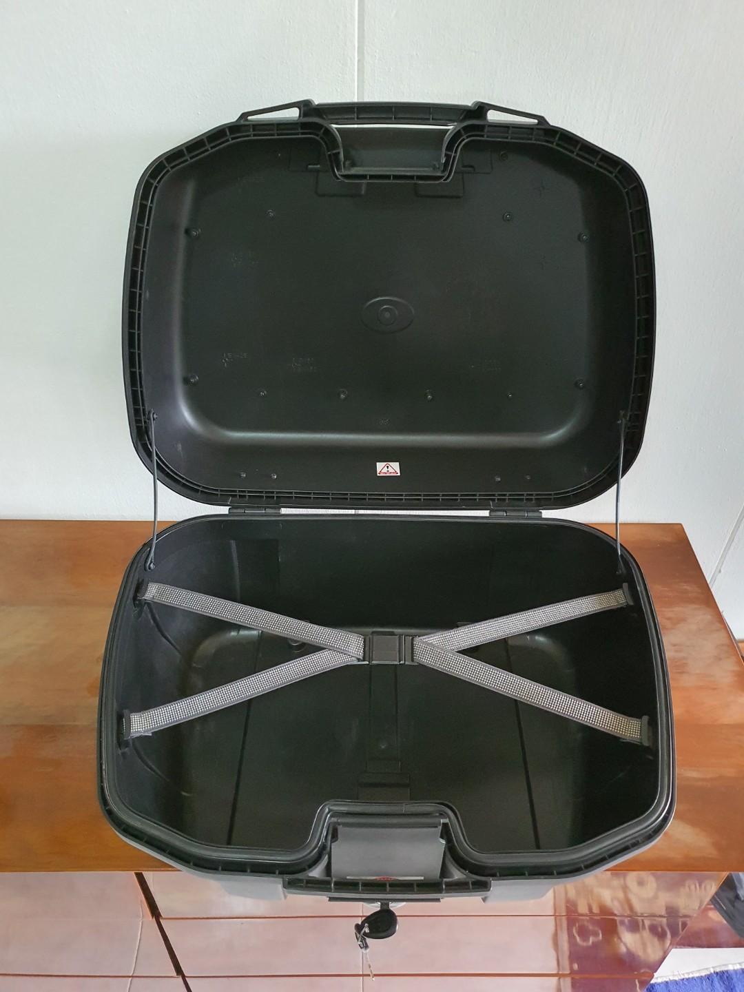 Kappa Kgr52 top case with KM5 baseplate, Motorcycles, Motorcycle Accessories on Carousell
