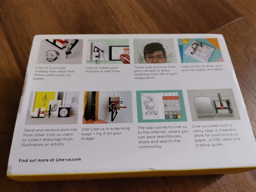 New: Line-Us - The little robot drawing arm, Hobbies & Toys, Toys ...