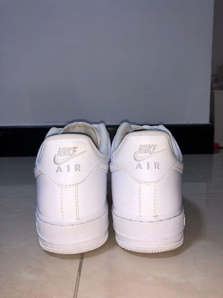 Nike Air Force 1 Full White, Men's Fashion, Footwear, Sneakers on Carousell