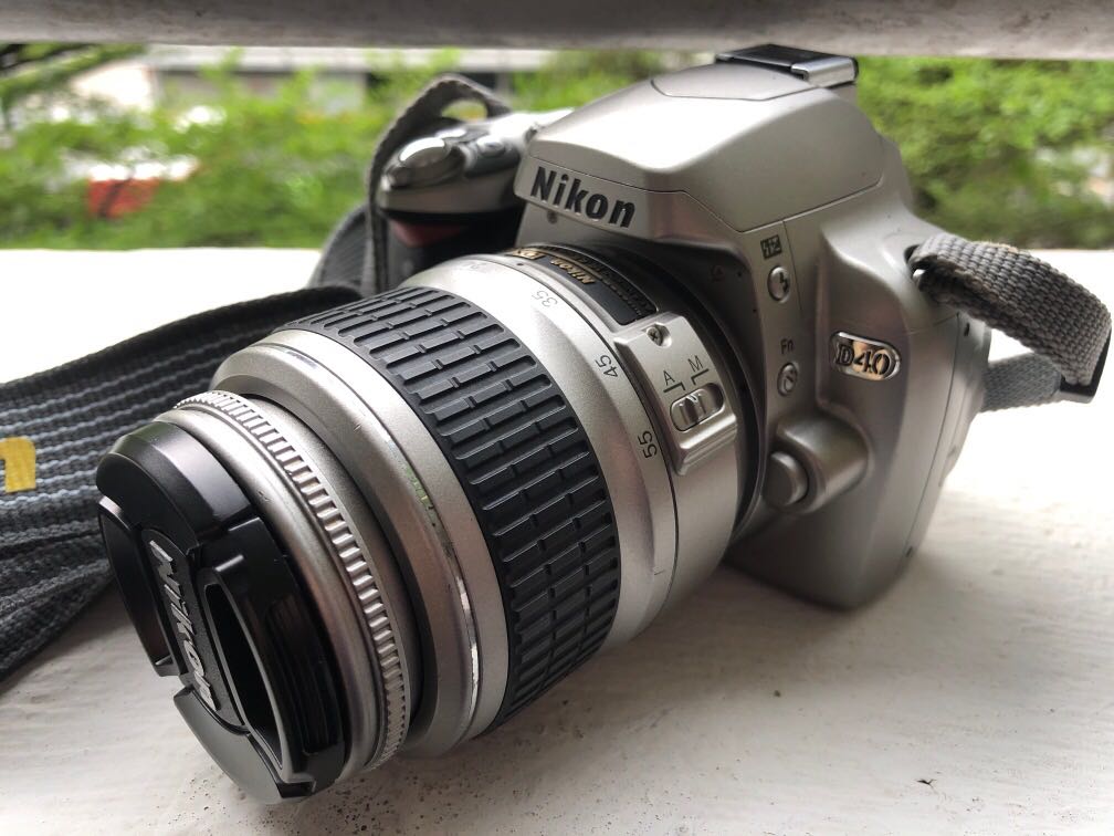 Nikon D40 kit , Photography, Cameras on Carousell