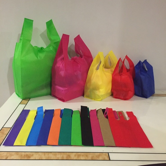 PLAIN SANDO BAG ECO BAG SHOPPING HANDBAG LOTE BAG REUSABLE NON WOVEN ...