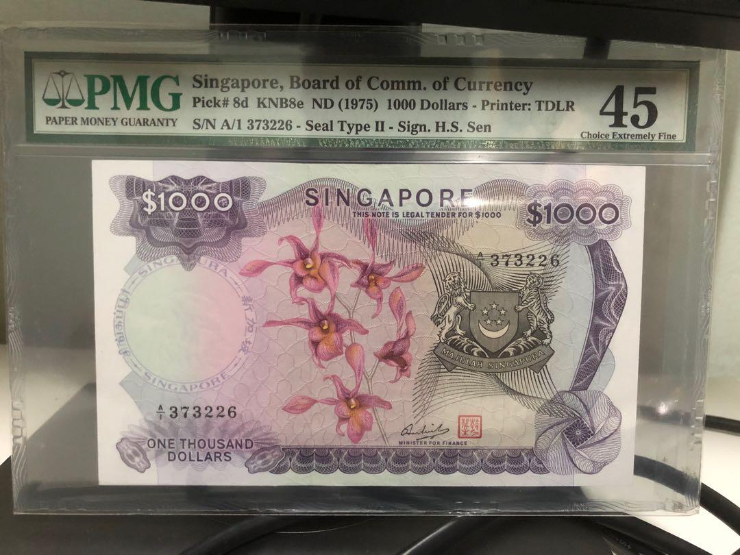 PMG grading 45 & 30 $1000 orchid, Hobbies & Toys, Memorabilia ...