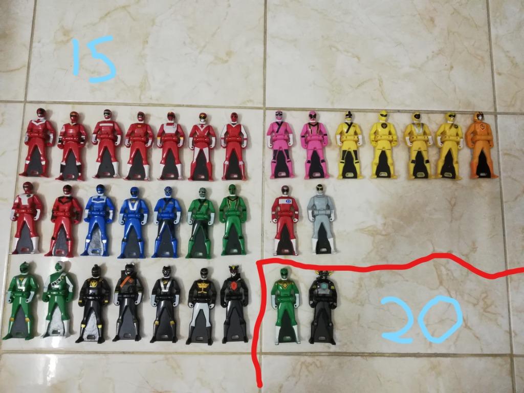 POWER RANGER SUPER SENTAI GOKAIGER RANGER KEY, Hobbies & Toys ...