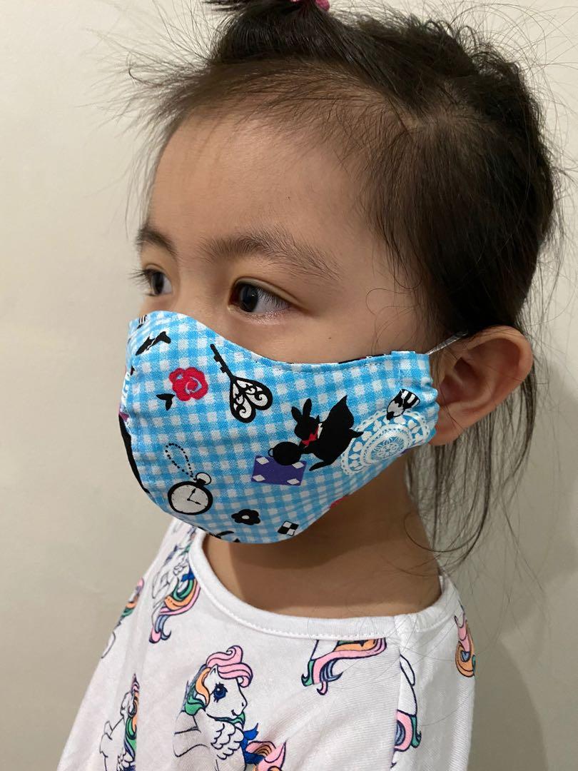 Preorder -3D fabric masks toddler and adult sizes, Health & Nutrition ...